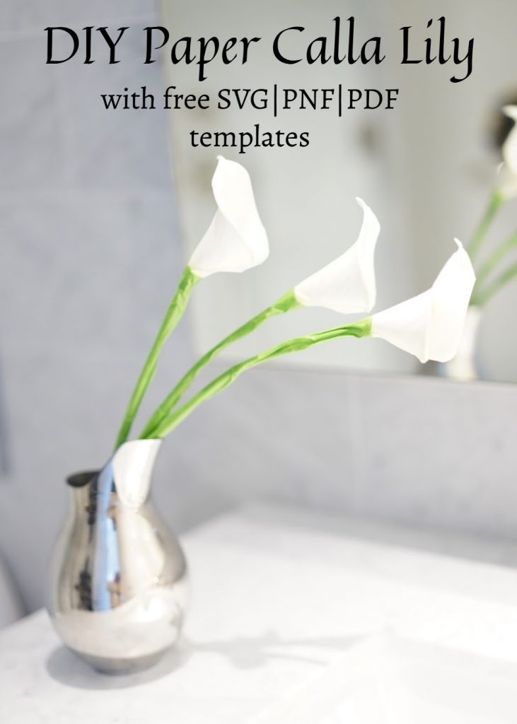 How to Make a Calla Lily (with free templates)