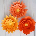 9 Giant Paper Flower with Fun Centers