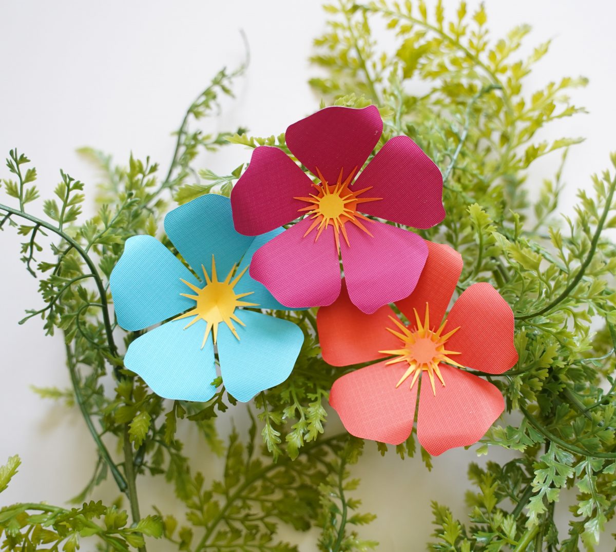 Hawaiian Hibiscus Paper Flowers Template