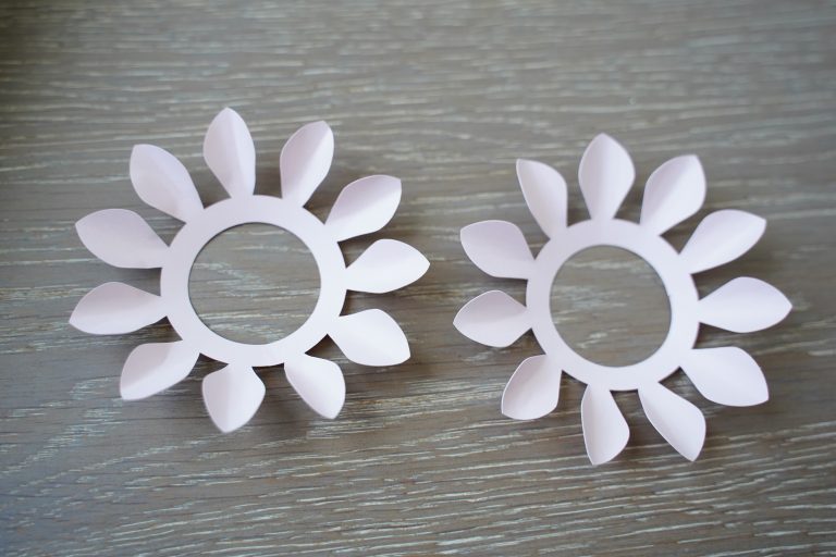 Paper Dahlia Template