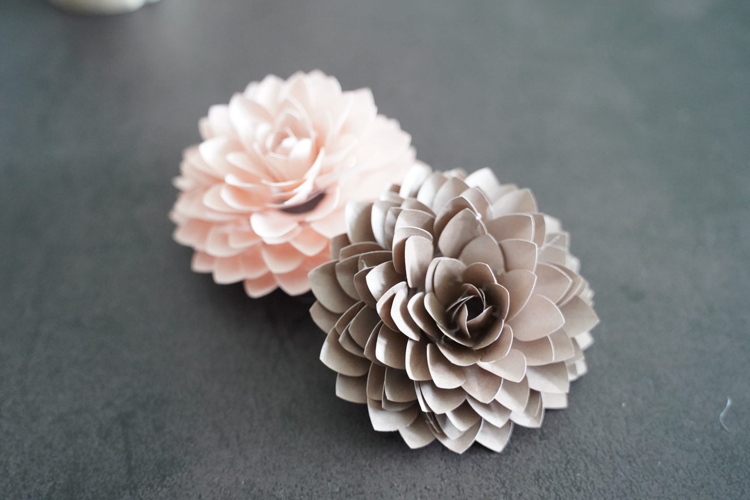 Paper Dahlia Template
