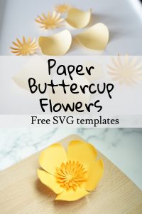 Paper Buttercup Flower