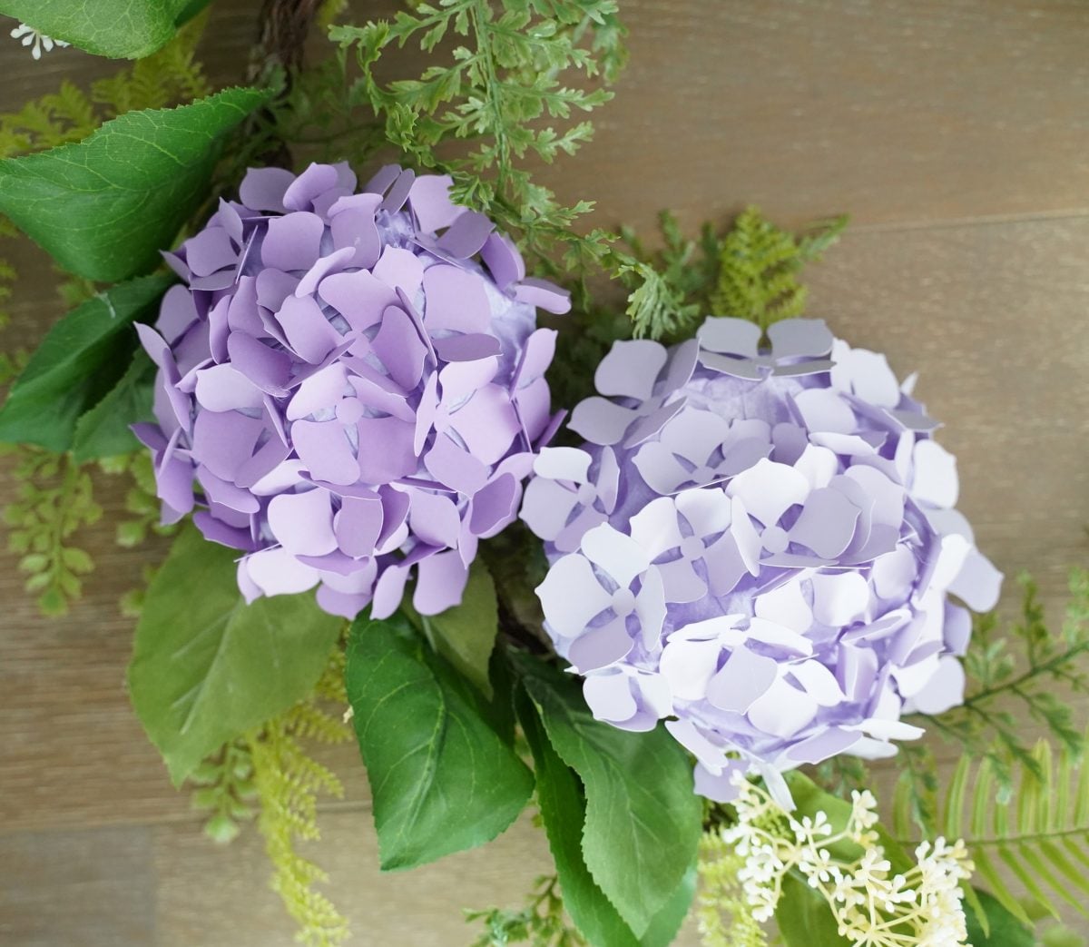 Paper Hydrangea Template