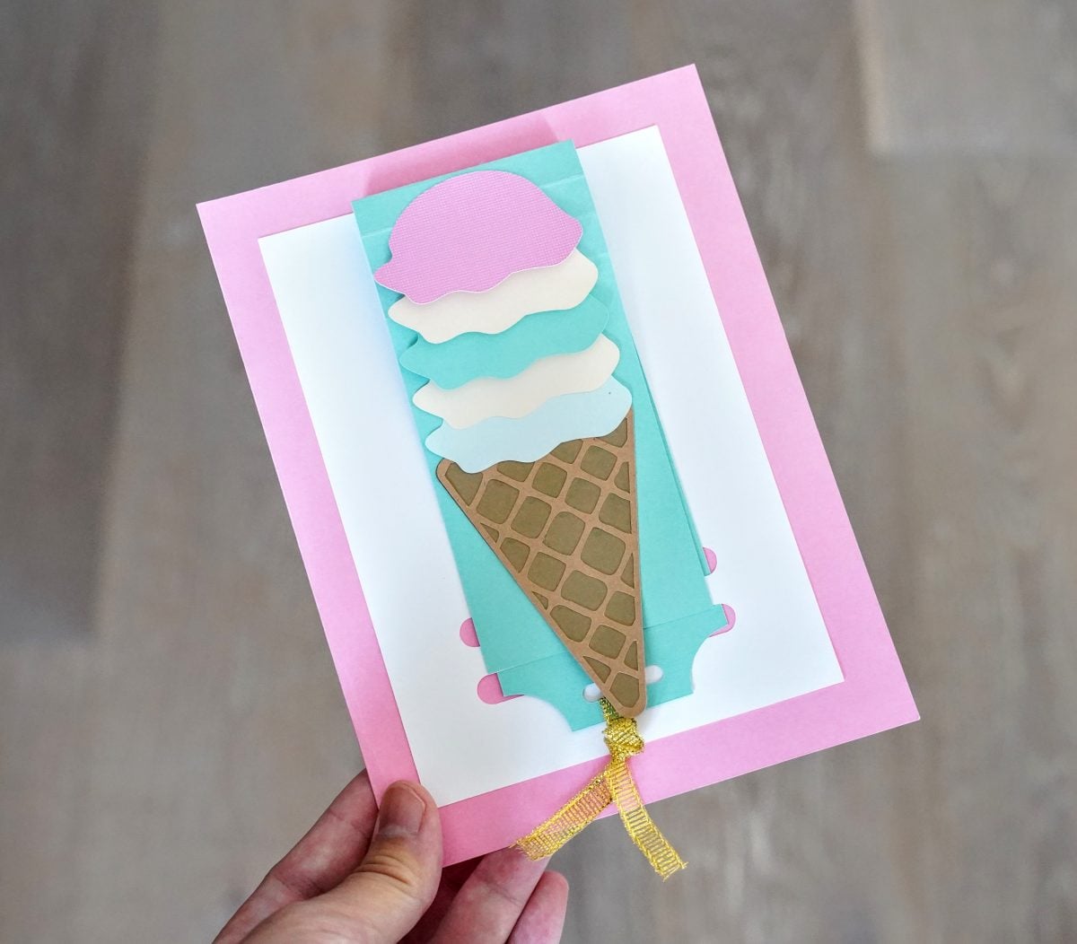 Waterfall Pull Tab Card