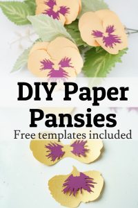 Paper Pansy Template