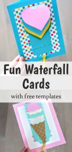 Waterfall Pull Tab Card