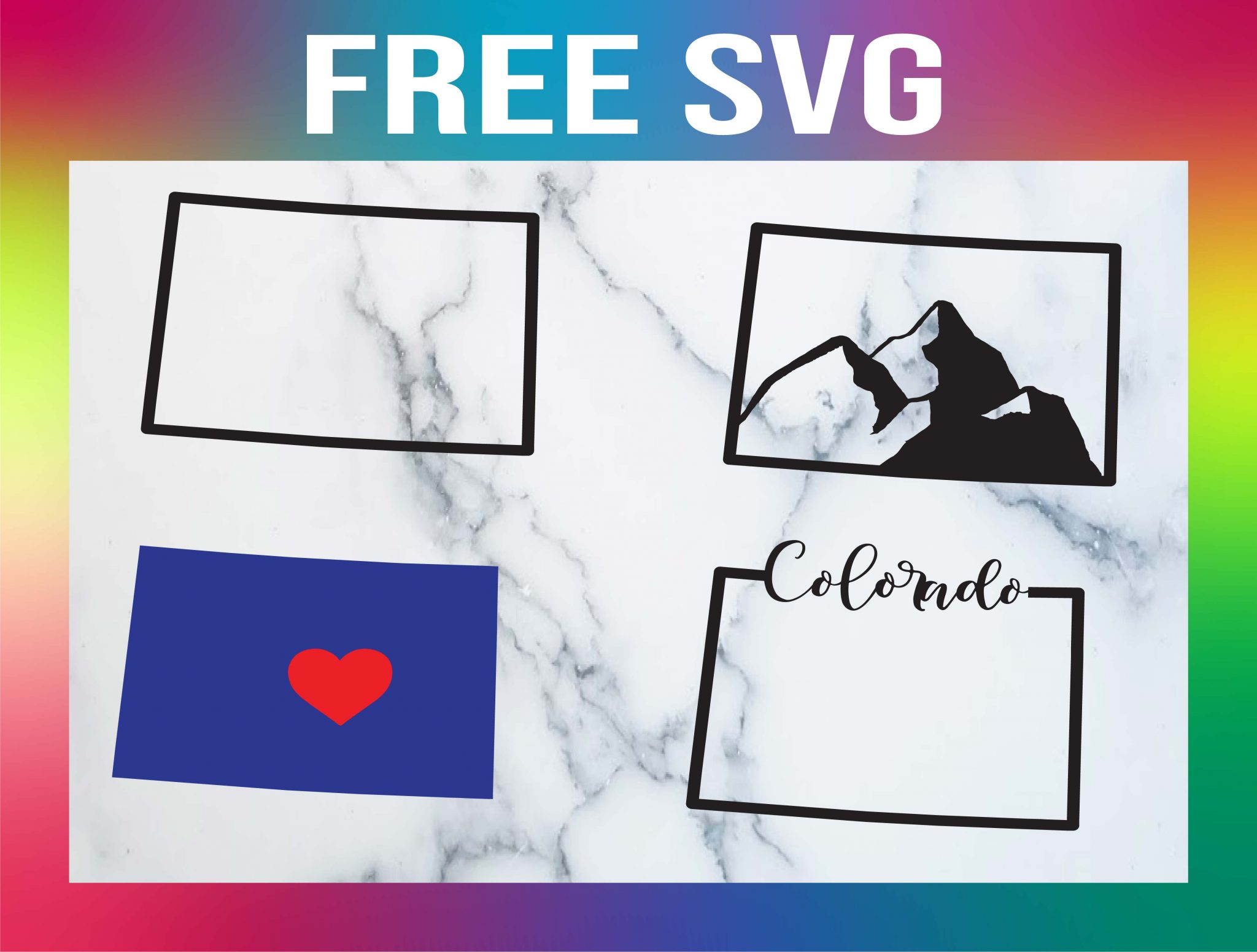 Free Colorado SVG