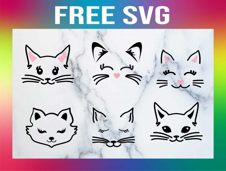 6 Free Cat SVGs