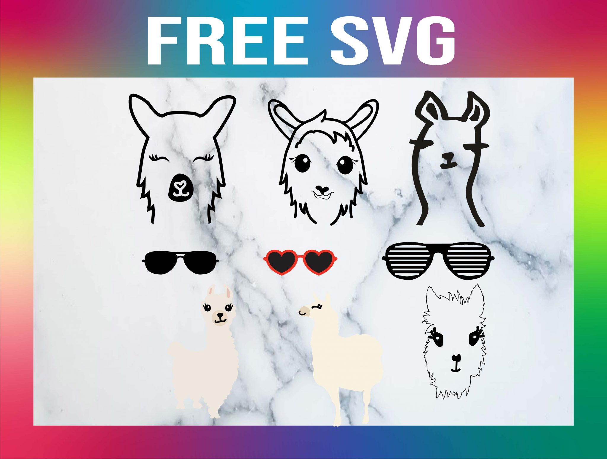 Free Llama SVG