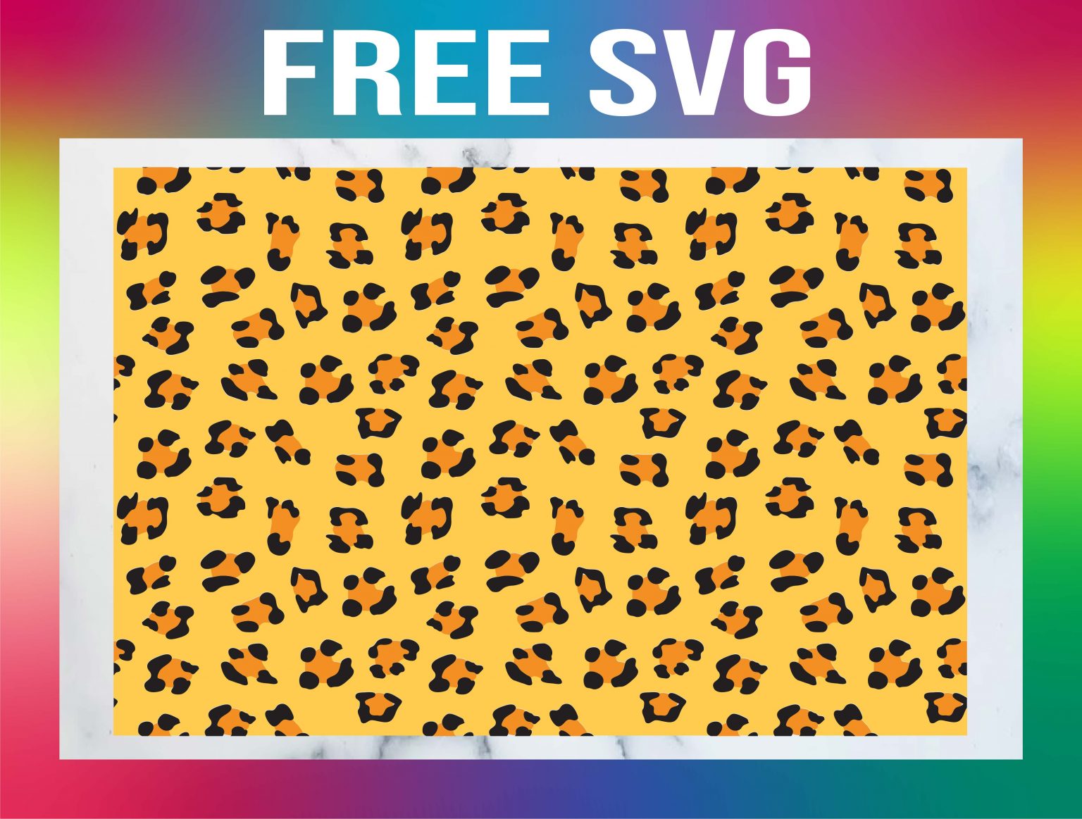 Free Leopard Print SVG