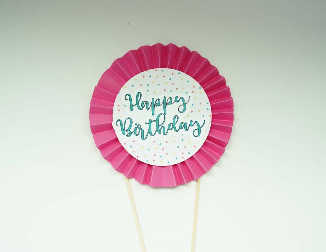 DIY Birthday Cake Topper Ideas