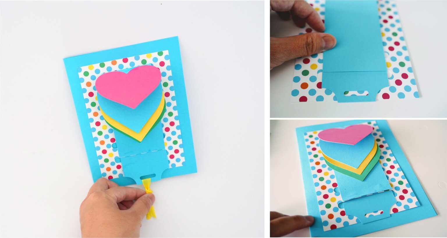 9 Pop Up Heart Cards with free templates